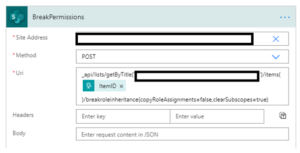 Set Unique Permissions for Items in SharePoint Using Power Automate