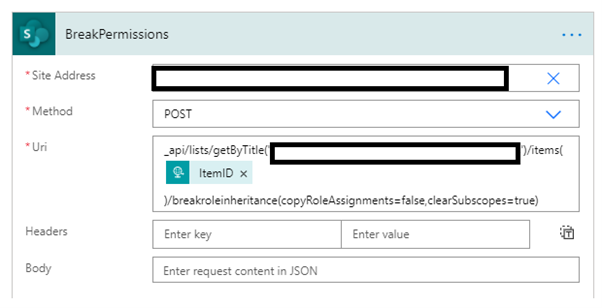 Set Unique Permissions For Items In Sharepoint Using Power Automate