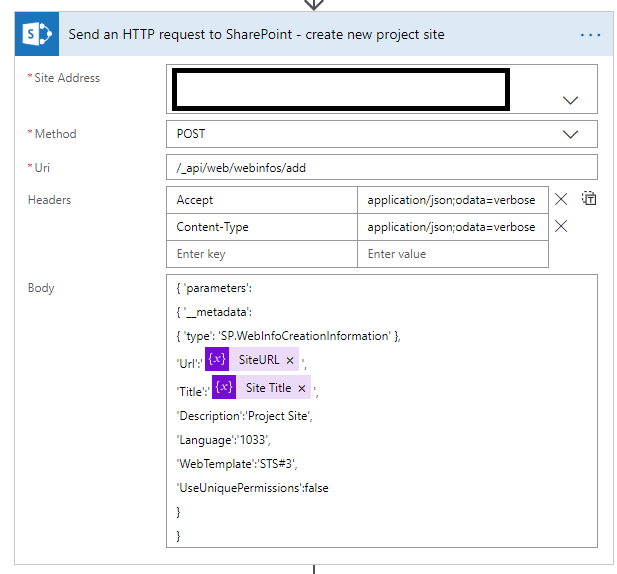 Create a SharePoint (Online) Subsite from Power Automate (Flow)